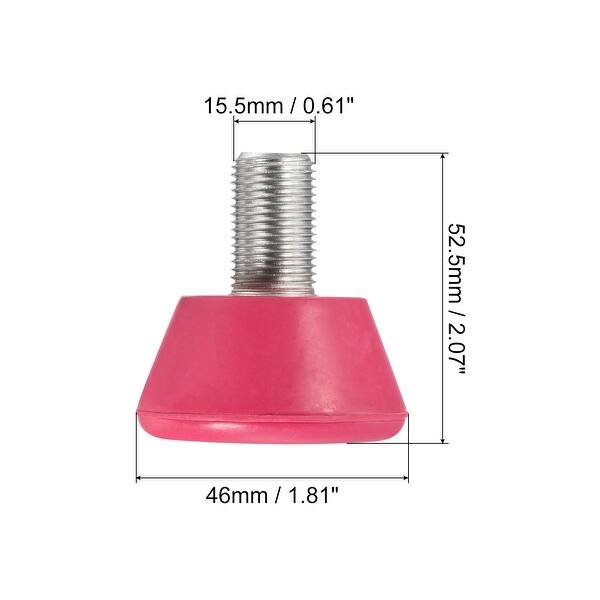 Roller Skate Toe Stops Rubber Brake Stoppers Block with 0.6''Bolts 82A ...