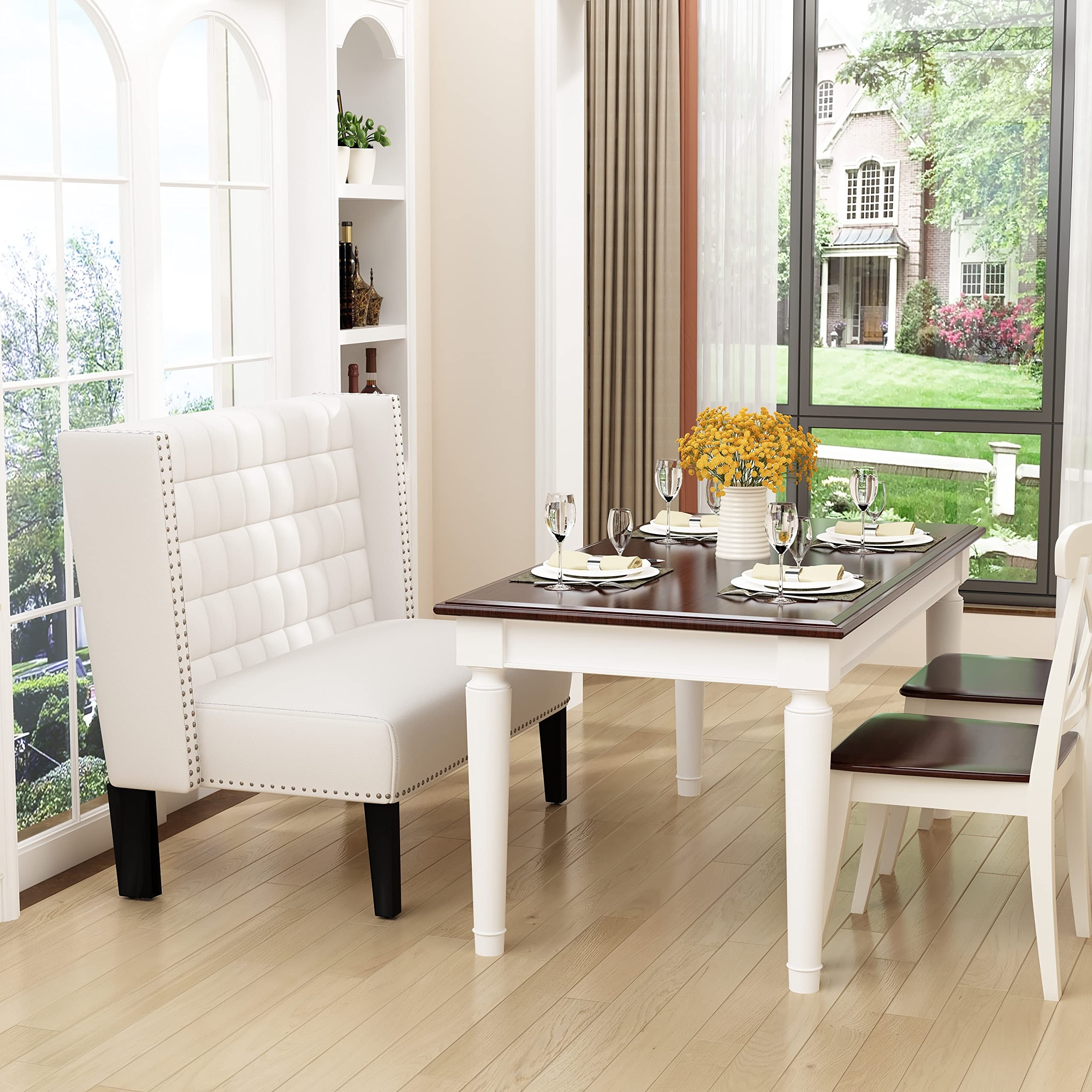 Modern settee loveseat store