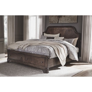 Signature Design By Ashley Adinton Brown 2-drawer Wood Queen Panel Bed ...