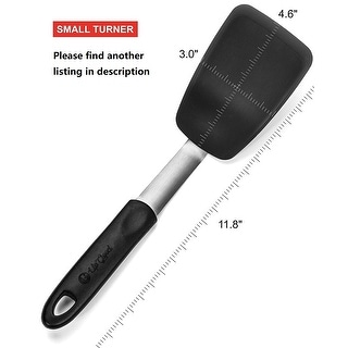 Silicone Kitchen Turner Heat Resistant for Pancakes and Eggs - Bed Bath ...