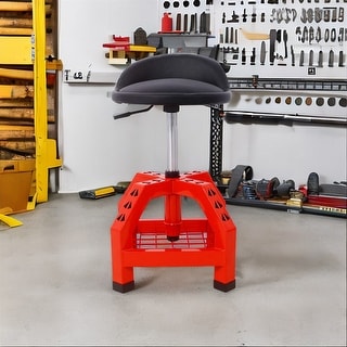360 Degree Swivel tool Stool, Mechanics Rolling Chair with Casters ...