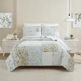 Claire Patchwork Floral Quilt Set - Bed Bath & Beyond - 39011415