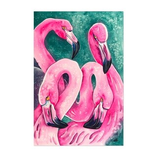Flamingo Magic Painting Animals Birds Watercolor Art Print/Poster - Bed ...