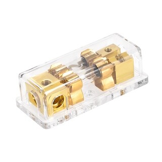 4/8 AWG Gauge AGU 1 in2 Fuse Holder Distribution Block w 60A AGU Fuses ...