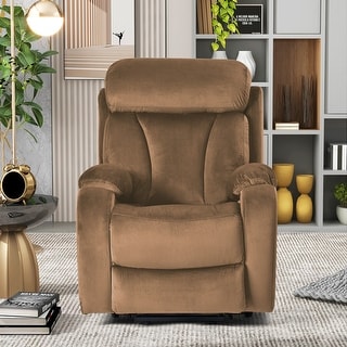 Brown Confortable Adjustable Lift Chair Power Recline Sofa Recliner ...