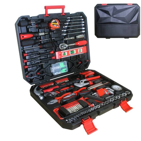 238-Piece Hand Tools Kit with Plastic Tool Box Storage Case - Bed Bath ...