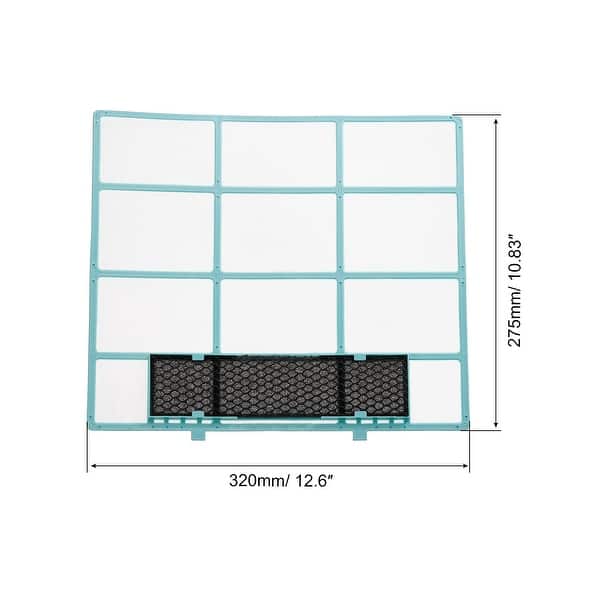 12.6" x 10.8" Plastic Air Conditioner Air Filter Screen Replacement for ...