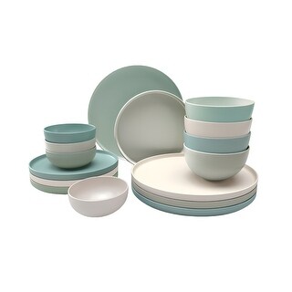 Rollo Artist's Blend 16 Piece Stoneware Dinnerware Set, Service for 4 ...