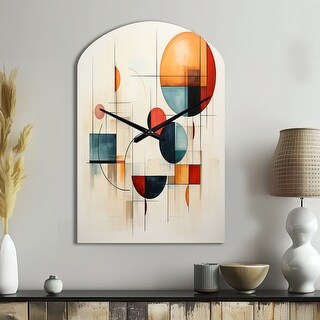 Colorful Mid Century Geometry Patchwork IV - Minimalism Large Wall ...