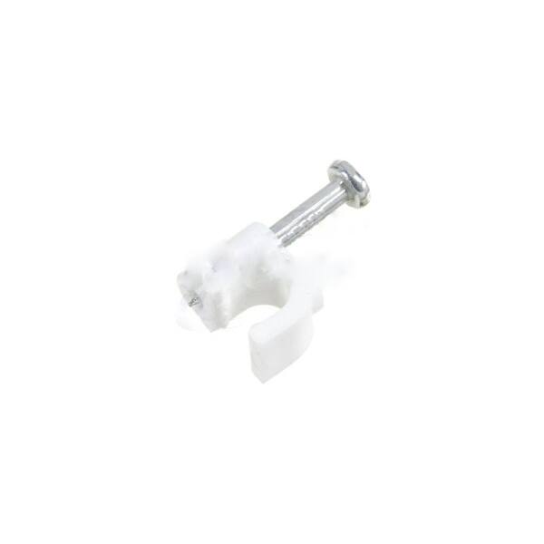 White Plastic Coaxial Cable Fasteners - Bed Bath & Beyond - 39110063