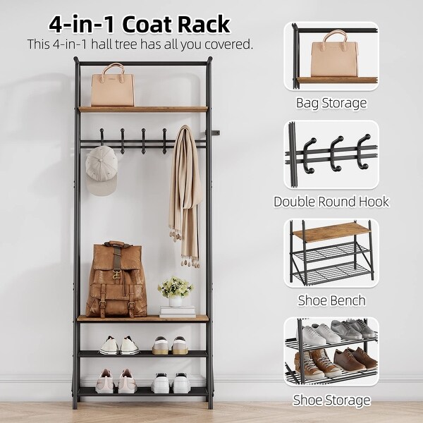 Hallway organiser shelf store