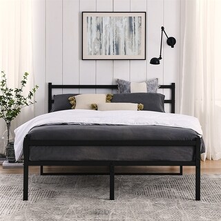 Wrought Iron Bed Frame,Iron Platform Bed Frame - Bed Bath & Beyond ...