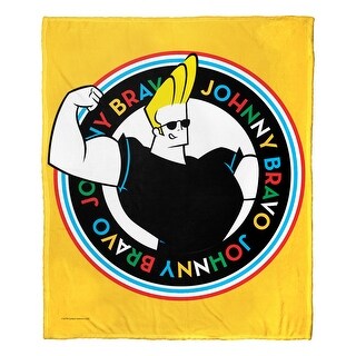 ENT 236 Cartoon Network's Johnny Bravo Silk Touch Throw Blanket, 50" x ...