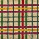 "Spring Plaid" Coir Mat Features Vibrant Plaid Design of Red Yellow and ...