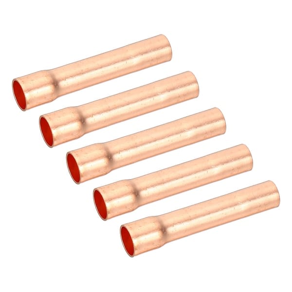 5pcs 3/8" ID Straight Copper Coupling Sweat End Joint Pipe Fitting ...