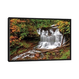 iCanvas "Wagner Falls" by Brian Wolf Framed - Bed Bath & Beyond - 37006375
