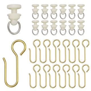 Curtain Track Rollers Curtain Rail Pulleys with Dual Wheel Roller for ...