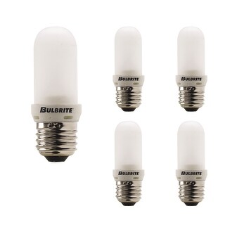 Bulbrite Pack of (5)120V Dimmable T8 Double Envelope Halogen Mini Light ...