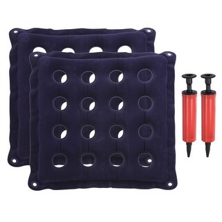 2pcs Inflatable Seat Cushion, Portable Chair Pad Seat Cushion Pad, Blue ...