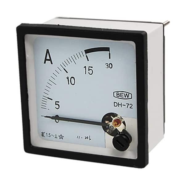 AC 0-15A Analog Current Screw Mounted Panel Ammeter - AC 0-15A - Bed ...