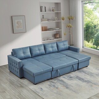 European Style Sectional Sofa Reversible Sectional Sleeper Sectional Sofa - Bed Bath & Beyond ...