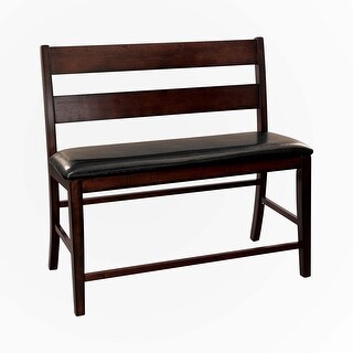 Cherry Finish Wooden Counter Height Bench - Bed Bath & Beyond - 42253053