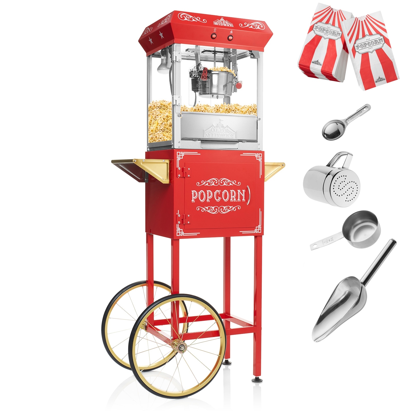 Vintage Popcorn Cart
