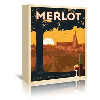 Wine Merlot by Anderson Design Group Wrapped Canvas - Americanflat - 5 ...