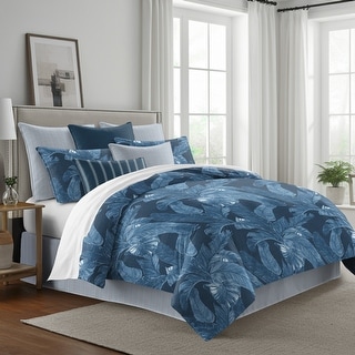 Palomino Denim Cotton Comforter Set 8 Piece - Bed Bath & Beyond - 42654950