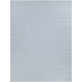 EXQUISITE RUGS Bintan Indoor/Outdoor Flatweave PET yarn Ivory/Grey Area ...