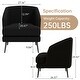 Grondin Mid-Century Modern Style Upholstered Accent Barrel Chair with ...