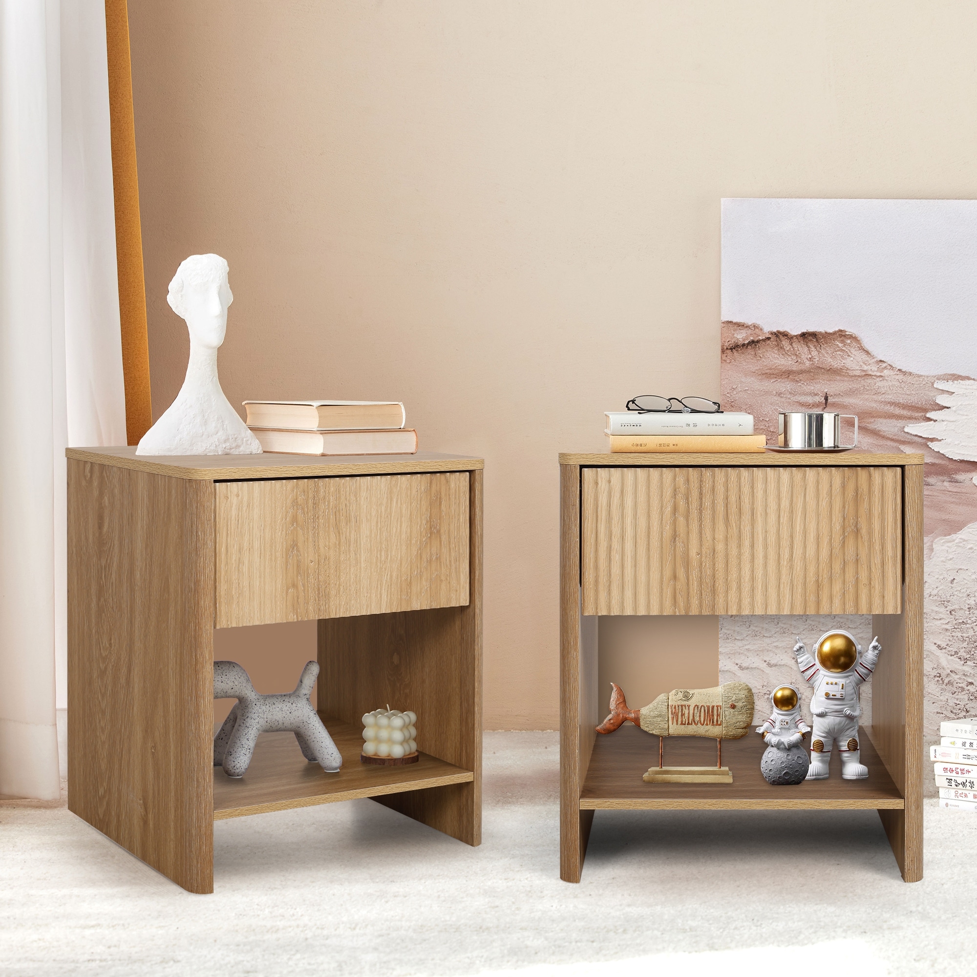 Nightstand tables set of 2 store
