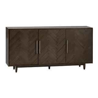 Hawthorne Estate Chevron Pattern 3-door Sideboard - 70"W x 30"H x 18"D - Bed Bath & Beyond ...