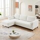 Diva Mid Century Modern Luxury French Boucle Sectional Couch in Cream ...