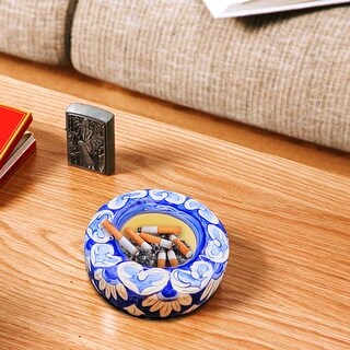 Blue Pottery - Ash Tray - H4.5*W10*L10 - Bed Bath & Beyond - 41164842