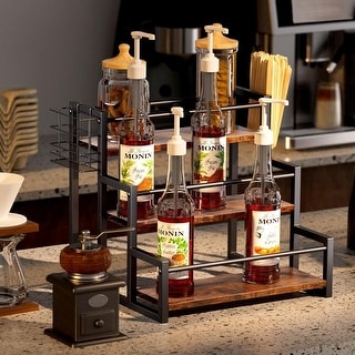 Coffee Bar 3-Layer Syrup Storage Rack for Bottles - Bed Bath & Beyond ...