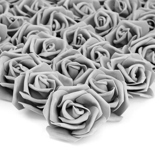 100-Pack Gray Foam Roses for Crafts 3" - Bed Bath & Beyond - 40789249
