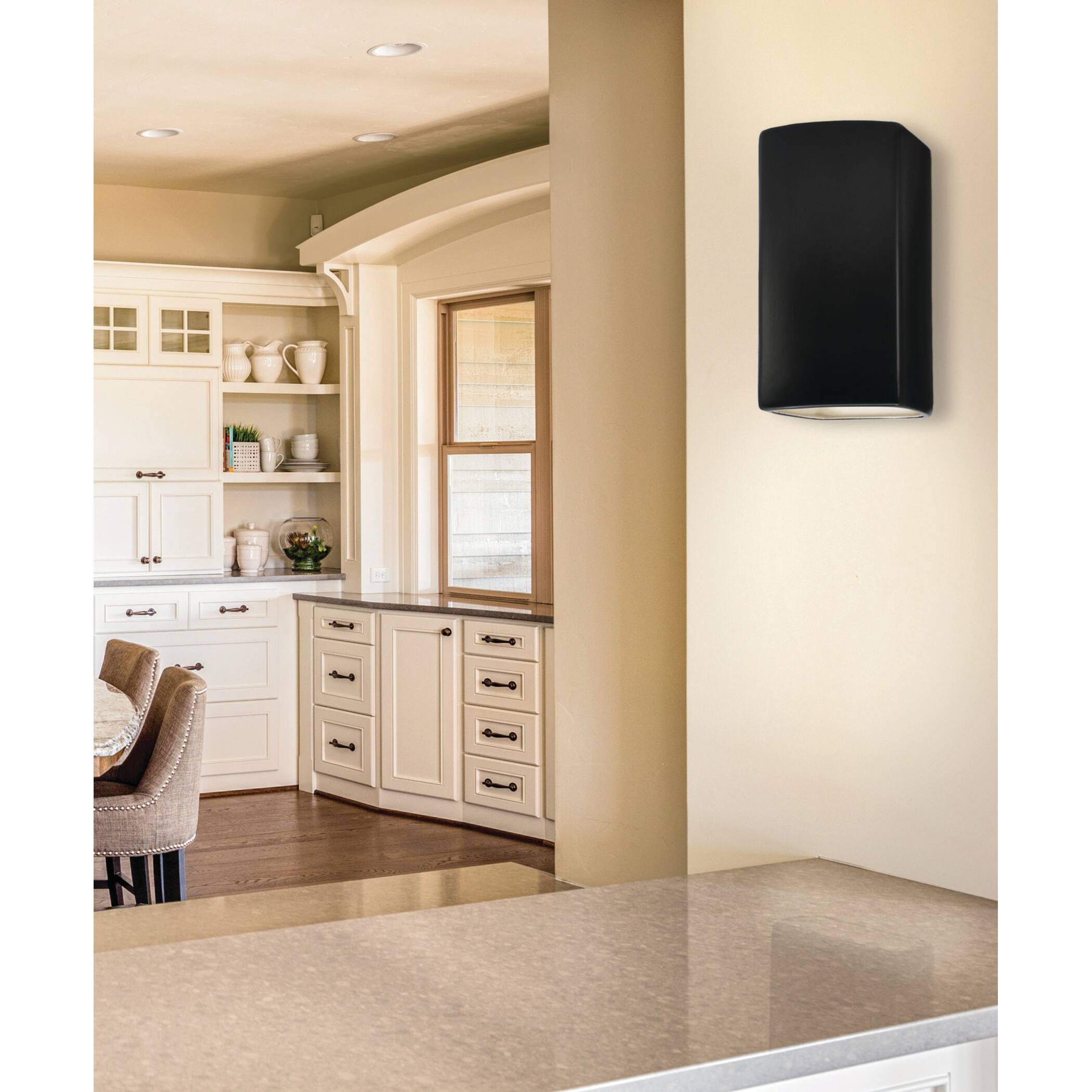 Justice Design Group Ambiance Small Rectangle Outdoor Open Top & Bottom ...