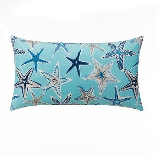 Starstruck Blue Outdoor Rectangular Lumbar Pillow - Bed Bath & Beyond ...