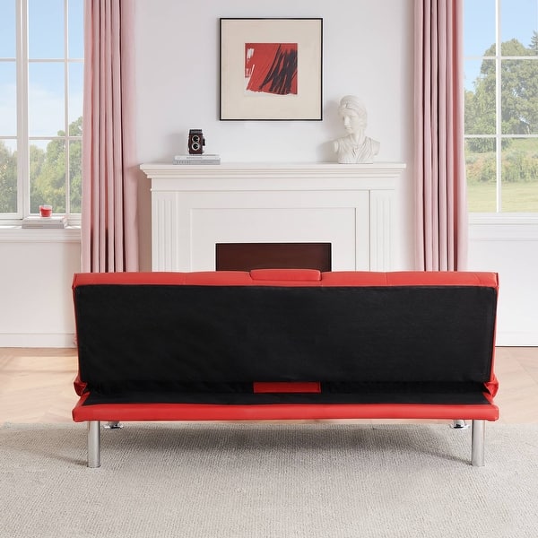 red double sofa bed