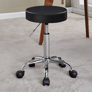 Backless PU Leather Salon Spa Rolling Stool - Bed Bath & Beyond - 40392949