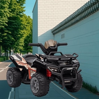 Battery Powered Kids ATV Ride-On Four-Wheeler, 6V Motorized Electric ...