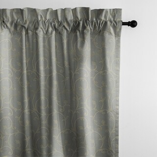 Kalia Gilded Pole Top Drapery Panel - Pair 50"x84" - On Sale - Bed Bath ...