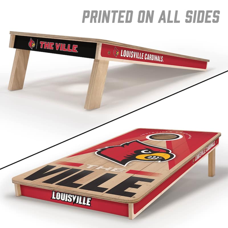 Louisville Cardinals NCAA 2x4 Professional Cornhole Board Set ...