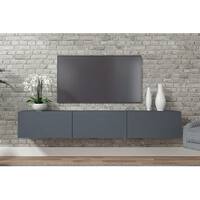 Ozge Floating 71"TV Stand Up to 80" TV's Wall Mounted Media Console ...