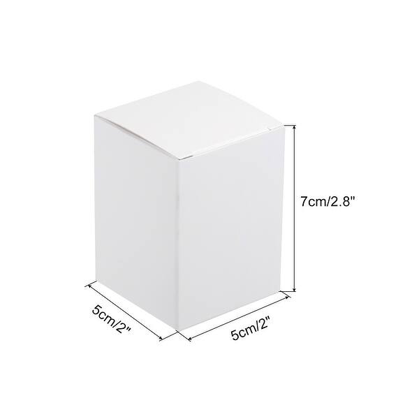 Paper Cardboard Boxes Gift Paper Box White 2x2x2.8 Inch for Gift Wrap ... Paper Cardboard Boxes Gift Paper Box White 2x2x2.8 Inch for Gift Wrap ...