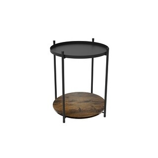 Frana Anti-Rust Multi-Purpose End Table with Rubber Foot Pads - Bed ...