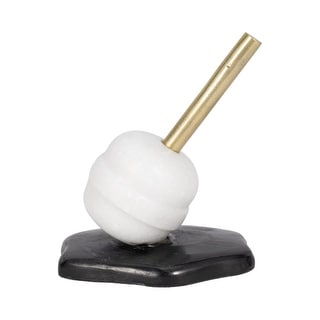 Sagebrook Home 6" Marble Multi Melted Lollipop - 6" x 3" x 5" - Bed ...