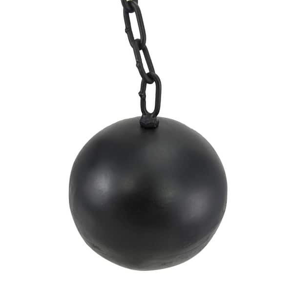 Cast Iron 1800S Style Prison Ball And Chain Decorative Accent 6 Inch ...