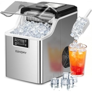 Euhomy IM004CSI Silver Countertop Portable Cube Ice Maker - Bed Bath ...